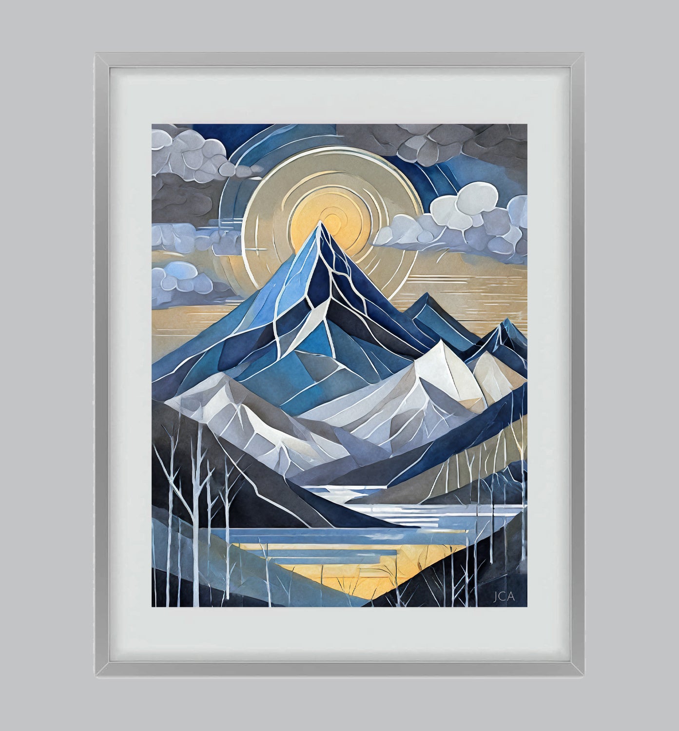 Color Block Mountains – Jade Connor Art